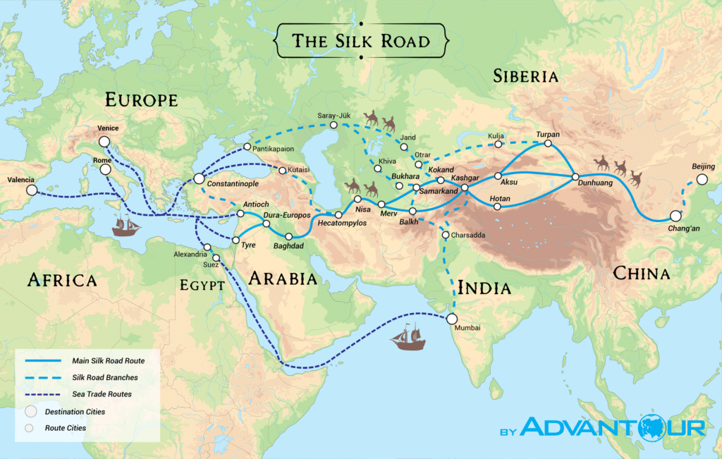 The History of the Silk Road: Trade, Culture, and Connection Across ...